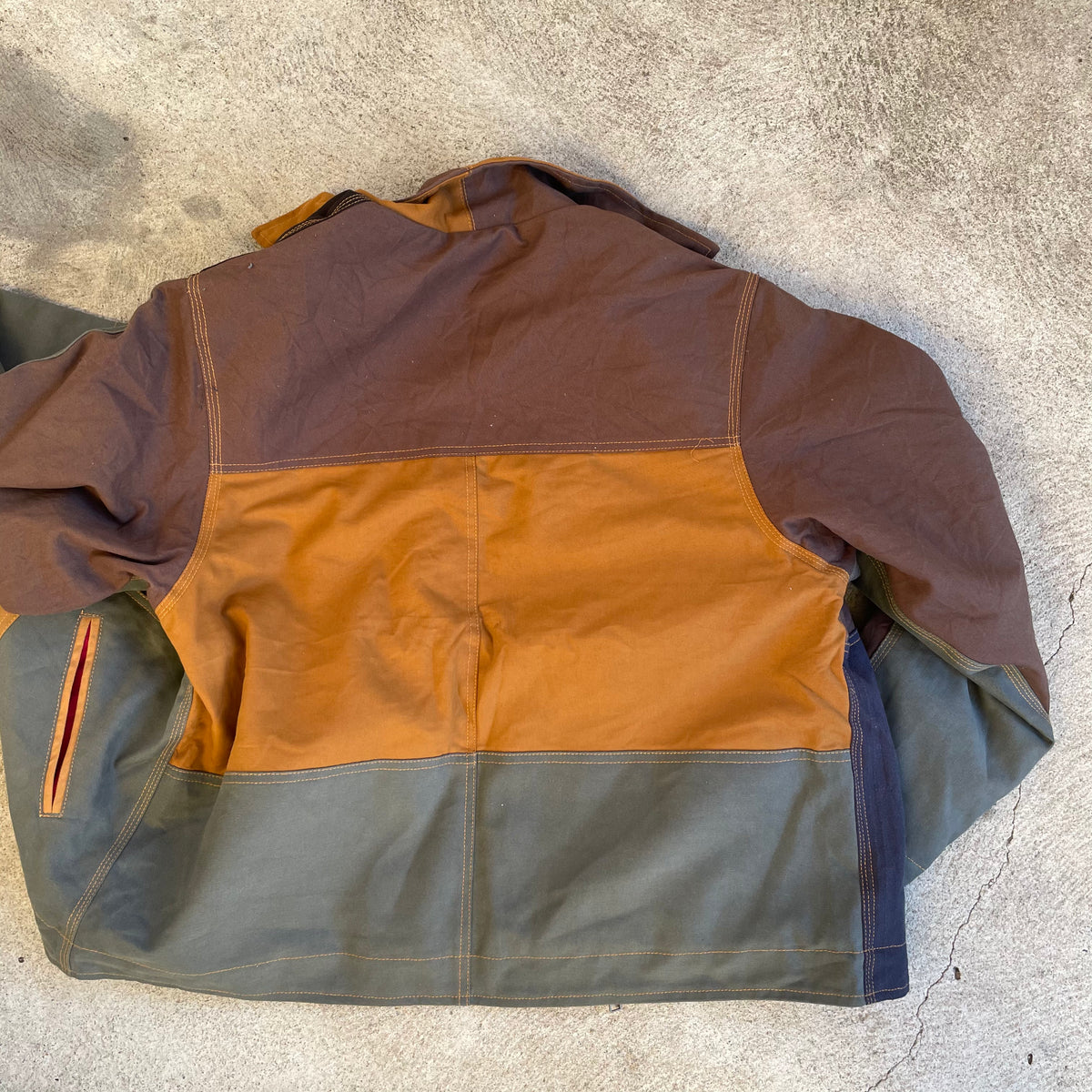 Reworked Carhartt Jacket Quilt Lined Large Curated By Charbel
