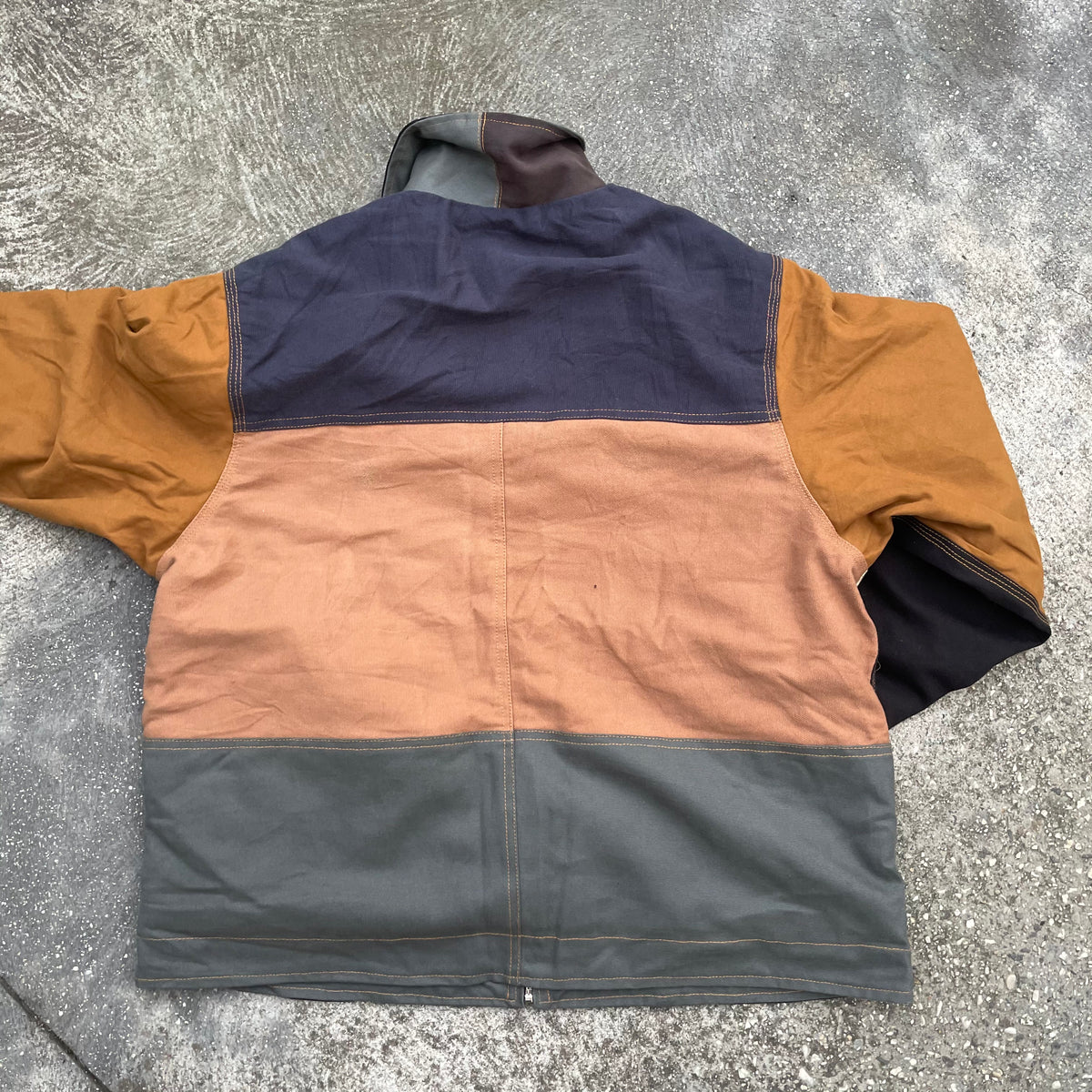 Reworked Carhartt Jacket Quilt Lined Large Curated By Charbel