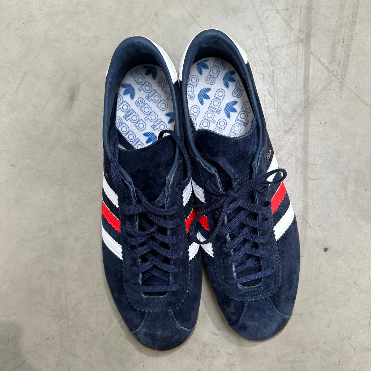 Adidas Koln Collegiate Navy Gum US10.5 – Curated by Charbel