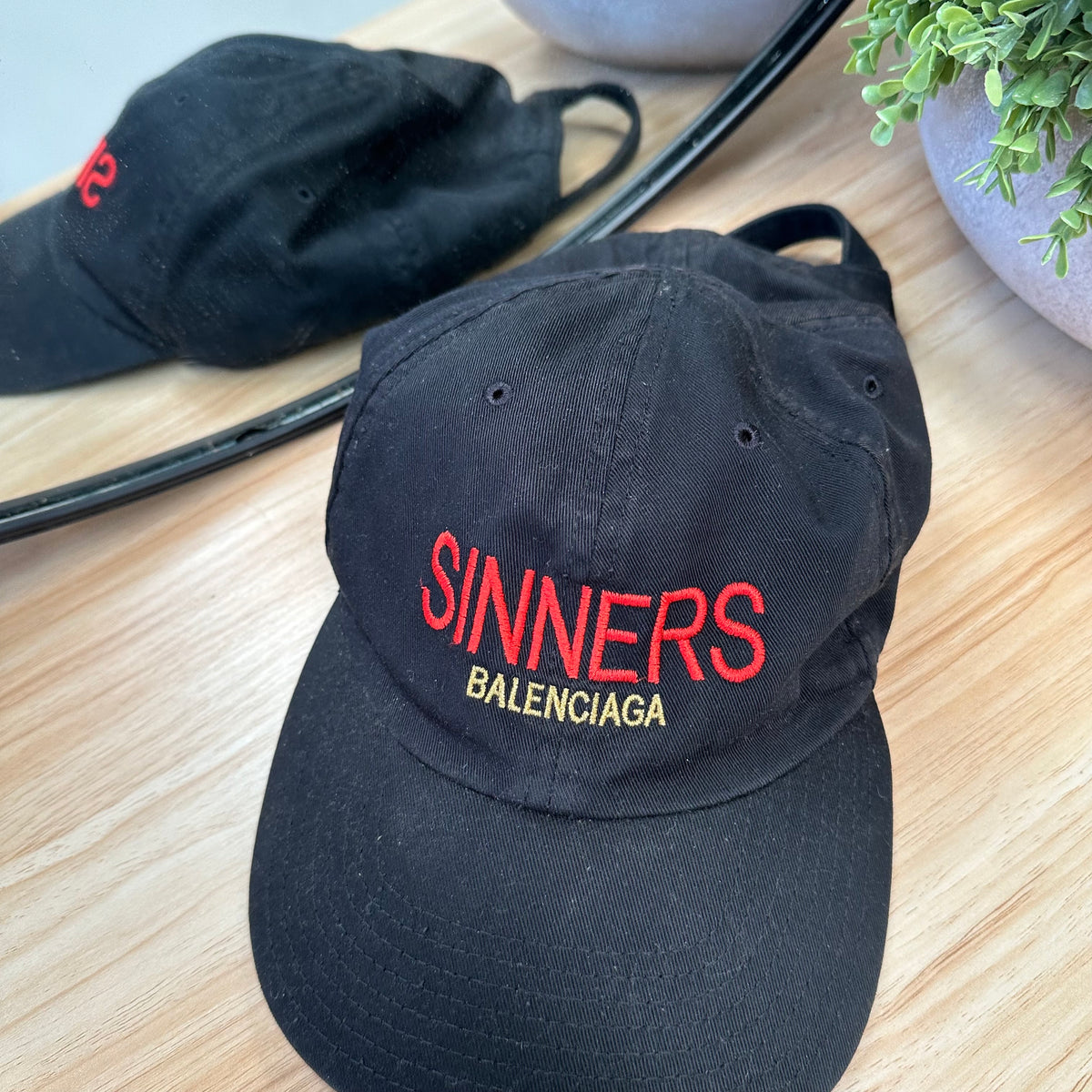 Balenciaga Sinners Embroidered Cap – Curated by Charbel