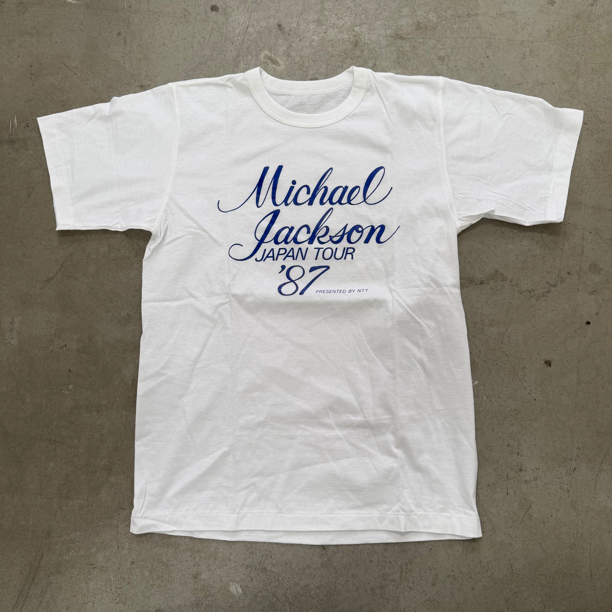 Michael Jackson 1987 Japan Tour Text Logo T Shirt (fits S-M) – Curated ...