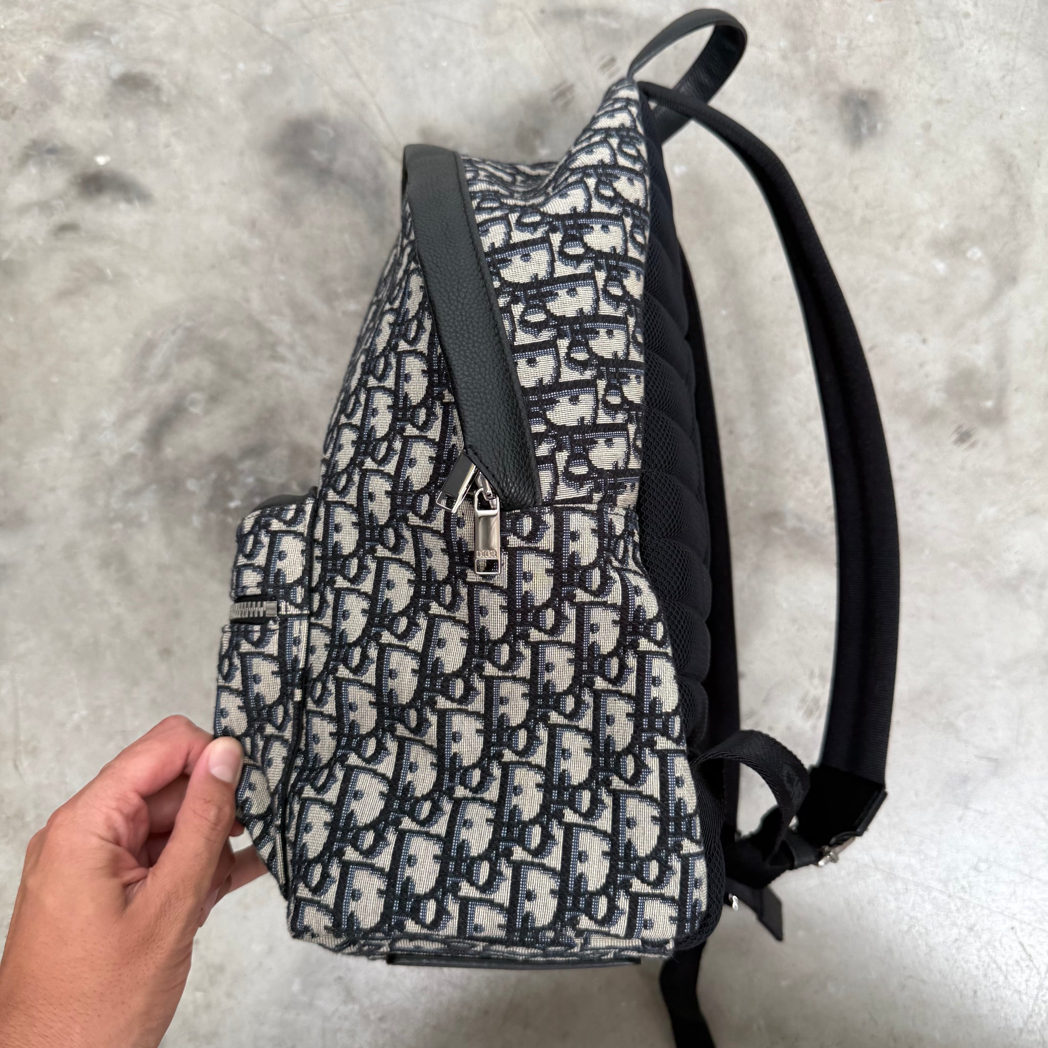 Dior Trotter Oblique Jacquard Backpack – Curated by Charbel