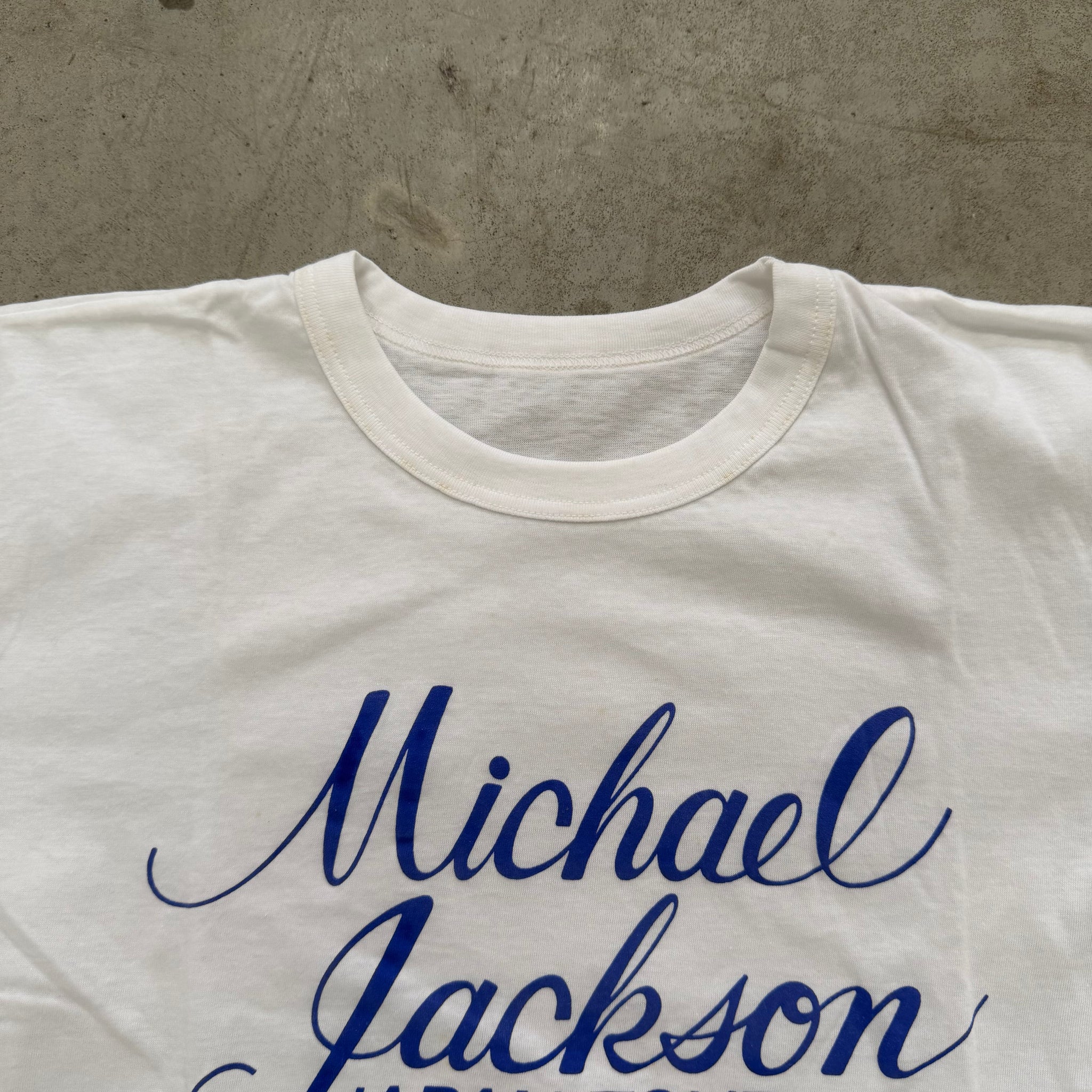 Michael Jackson 1987 Japan Tour Text Logo T Shirt (fits S-M) – Curated ...