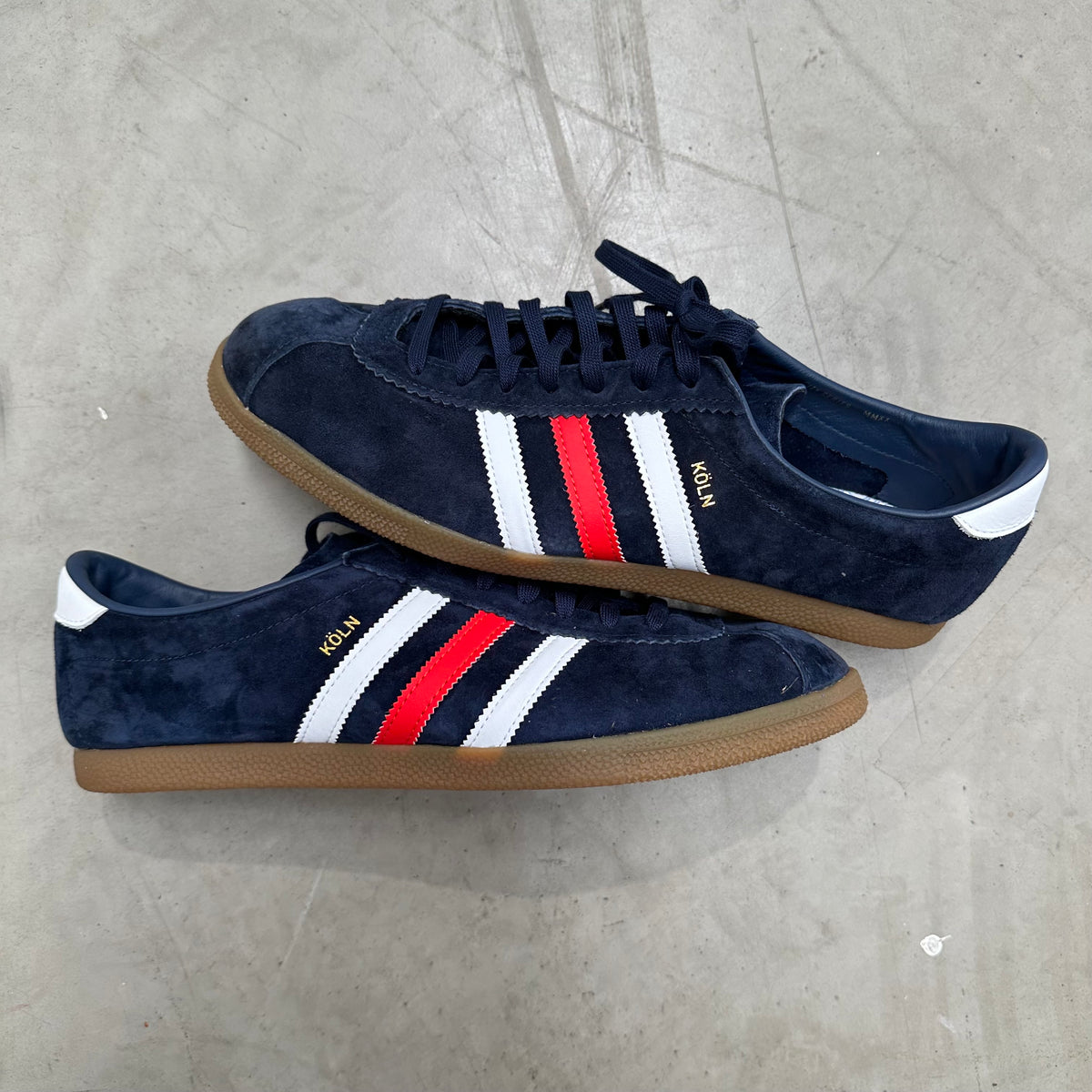 Adidas Koln Collegiate Navy Gum US10.5 – Curated by Charbel