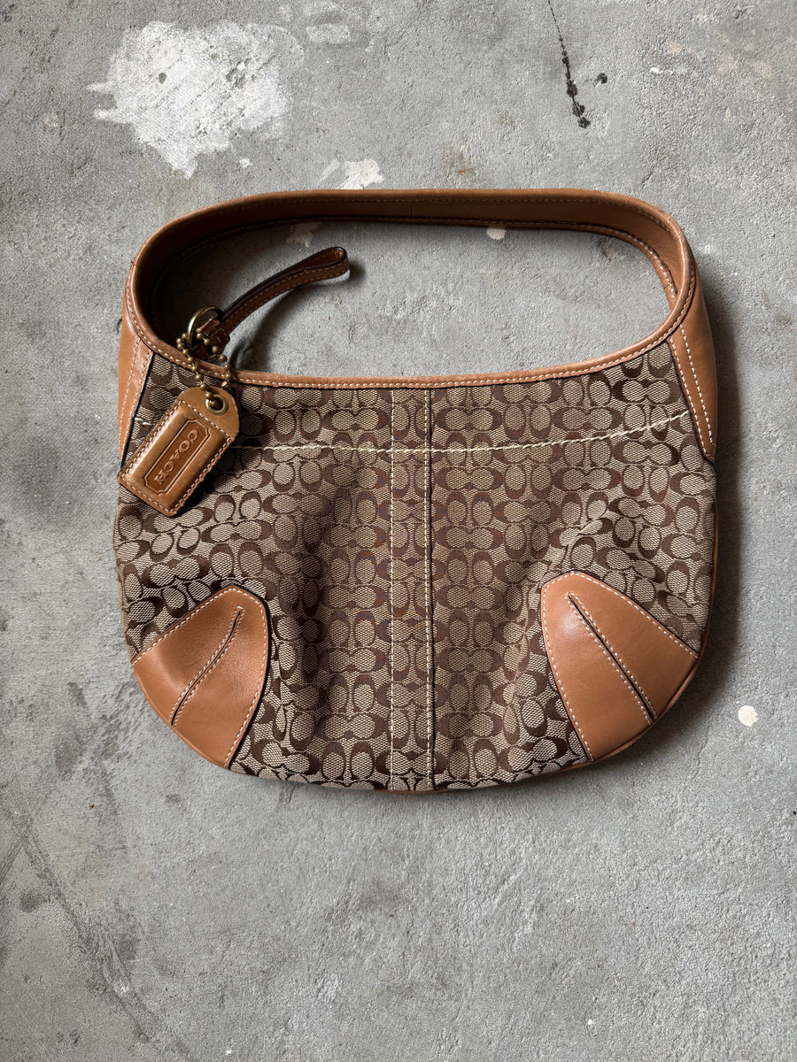 Coach Signature Hobo ShoulderBag Beige/Brown – Curated by Charbel