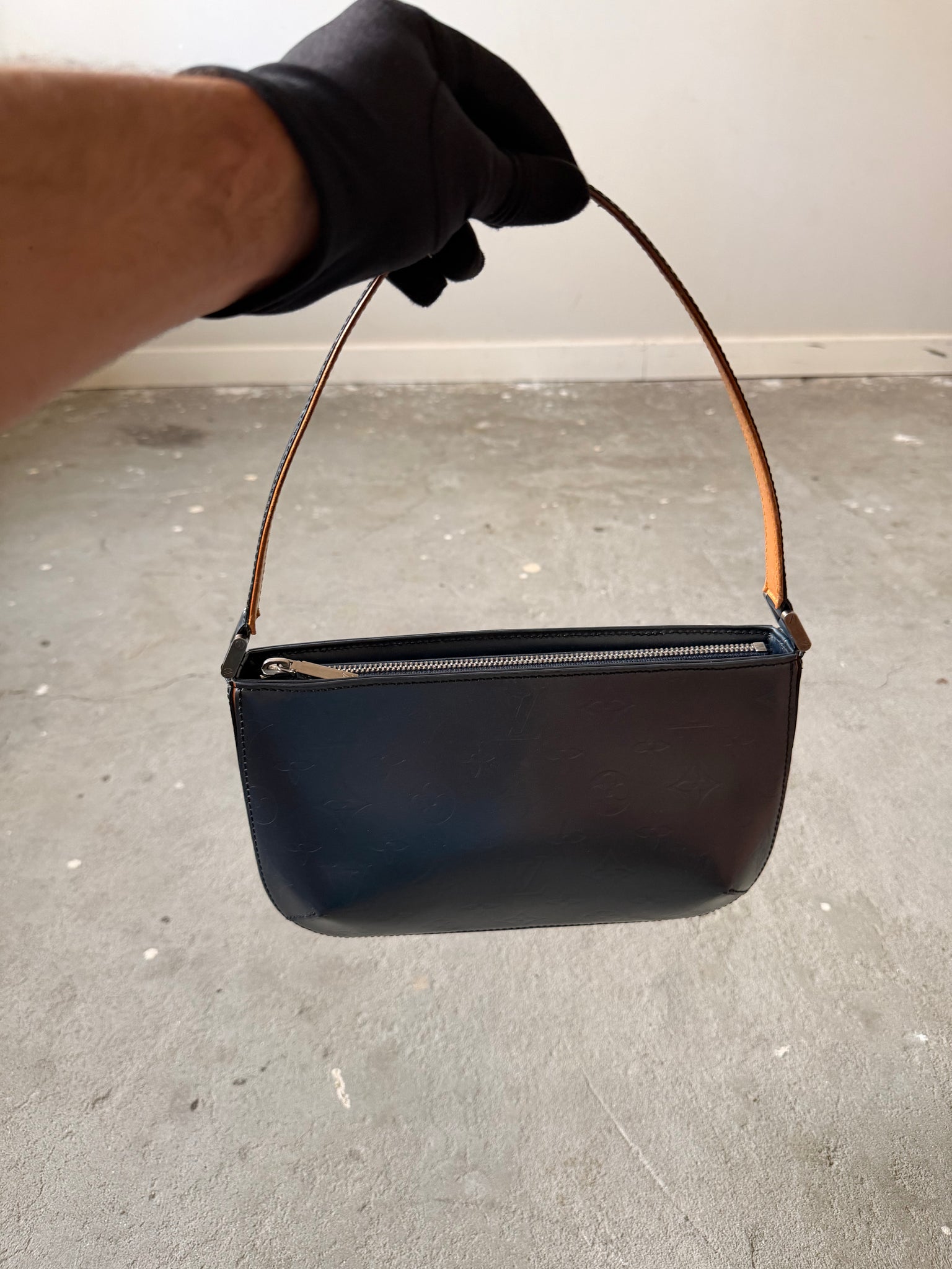 Louis Vuitton Monogram Mat Fowler Shoulder Bag Navy – Curated by Charbel