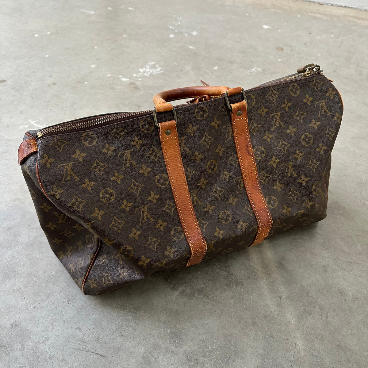 Louis Vuitton Keepall 45 Monogram Canvas Duffel Bag (1987) – Curated by ...