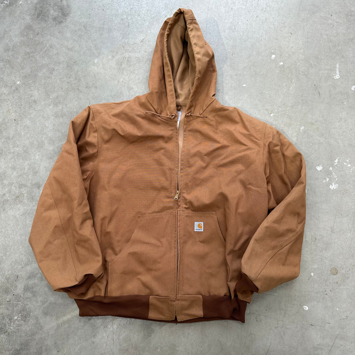 Carhartt Brown Zip Jacket (XXL) – Curated by Charbel