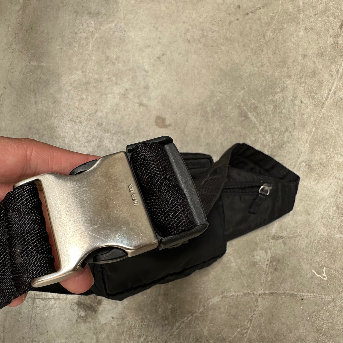 Prada Bum/Belt Nylon Black Bag – Curated by Charbel