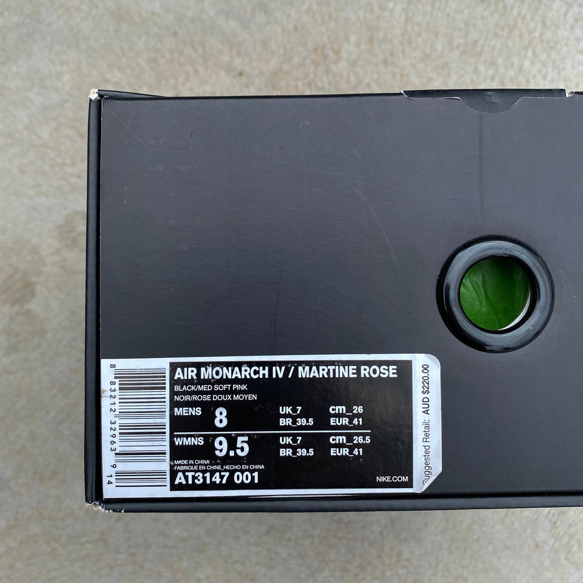 Nike X Martine Rose Air Monarch IV Preowned (2018) (US8.5) – Curated by ...