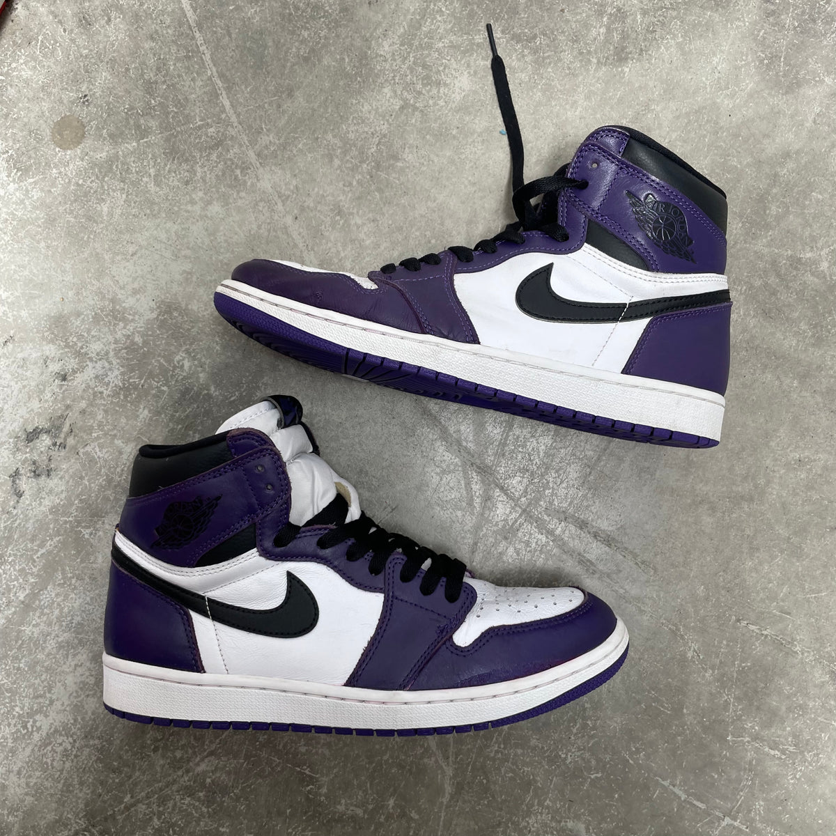 Jordan 1 Retro High Court Purple 2.0 US9.5 – Curated by Charbel